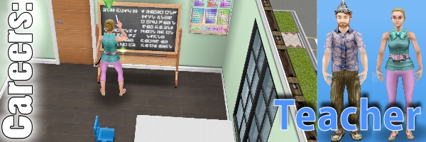 The Sims Freeplay- Careers: Teacher – The Girl Who Games