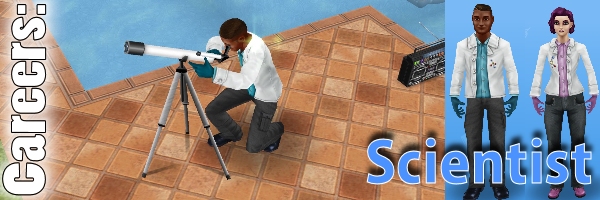 The Sims Freeplay- Careers: Scientist – The Girl Who Games