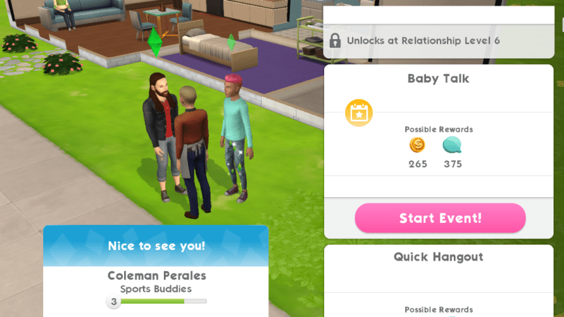 The Sims Mobile- Baby Quest – The Girl Who Games