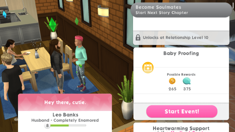 The Sims Mobile- Baby Quest – The Girl Who Games