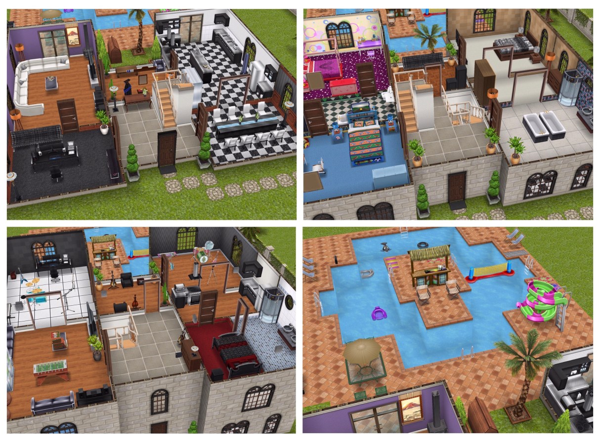 The Sims Freeplay- House Guide (Part Five) Prize Houses – The Girl Who ...