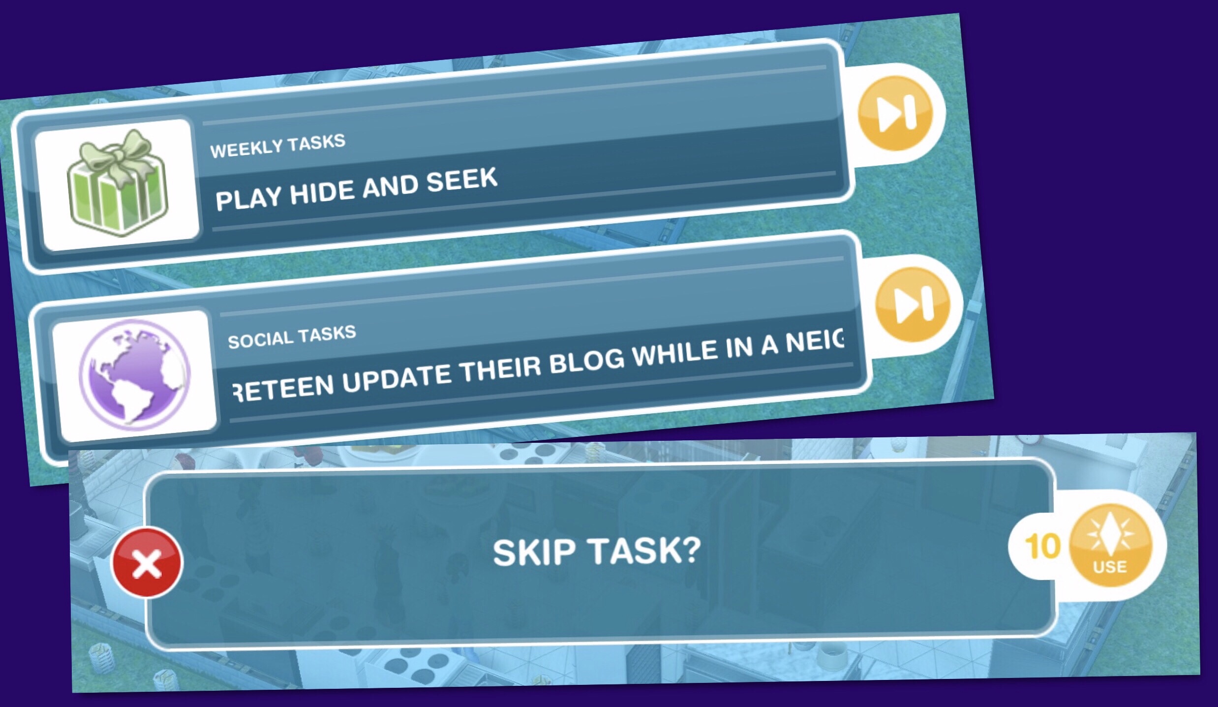 The Sims Freeplay- Guide to Completing Quests [FAQs & TIPS] – The Girl ...