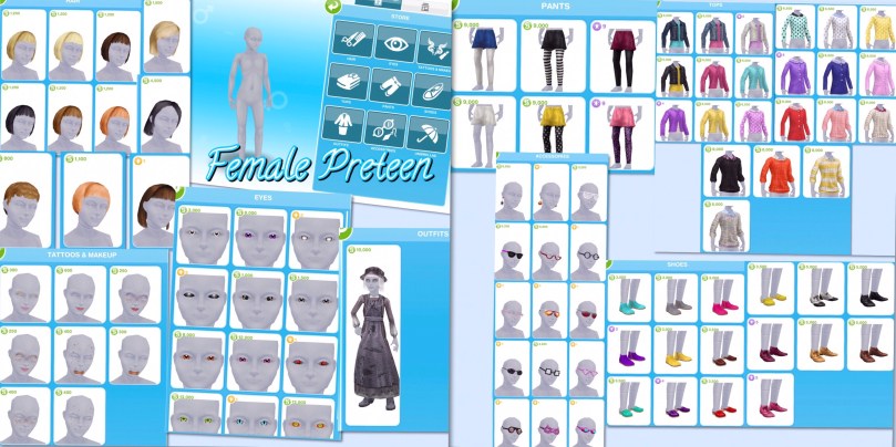 The Sims Freeplay- Costume and Swim Store – The Girl Who Games