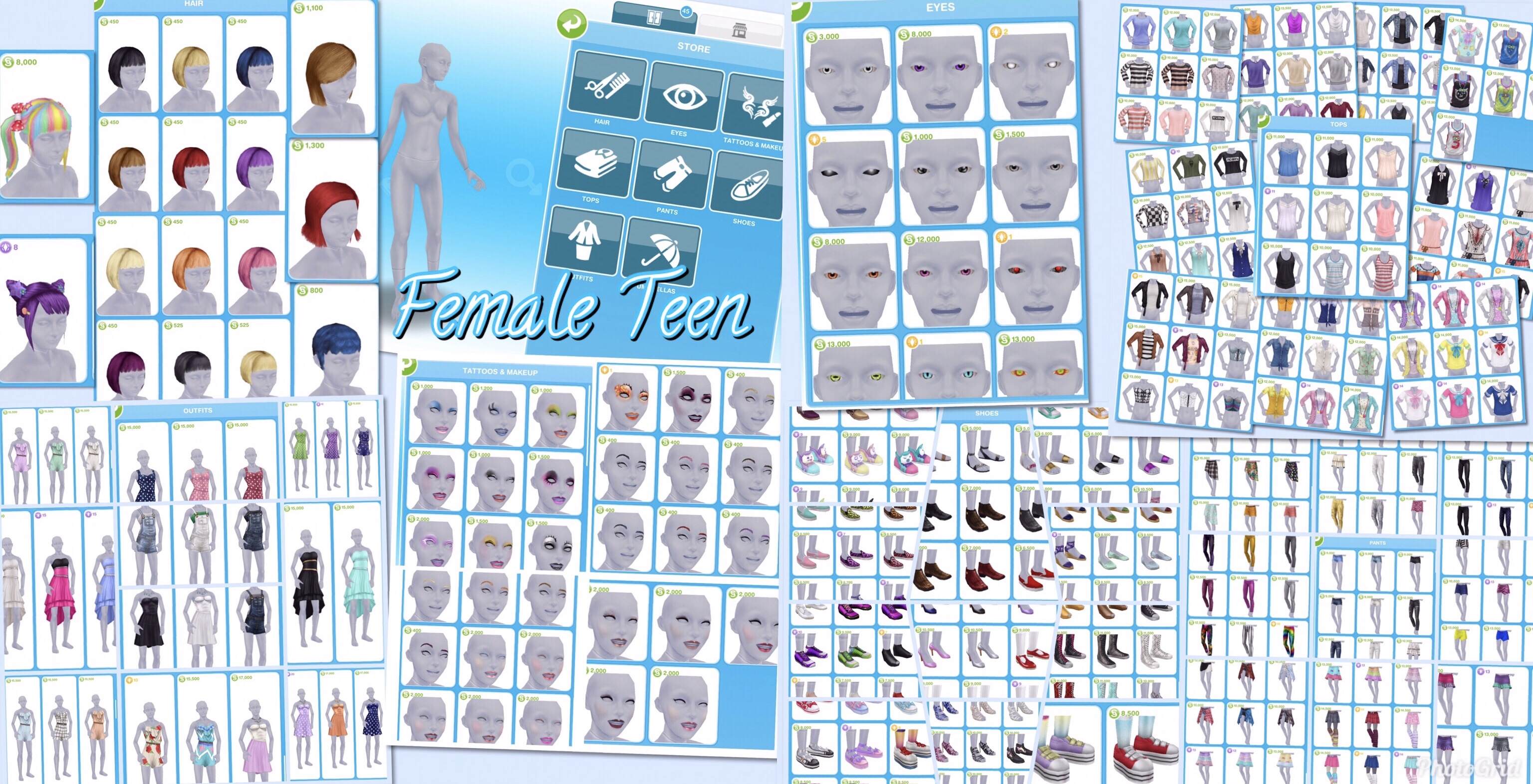 The Sims Freeplay- Costume and Swim Store – The Girl Who Games