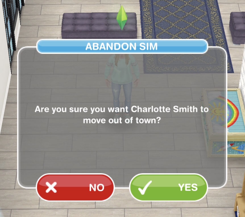 The Sims Freeplay- Deleting a Sim & Adopting – The Girl Who Games