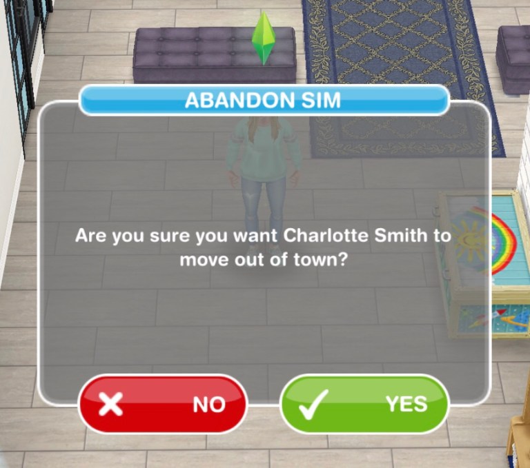 The Sims Freeplay- Deleting a Sim & Adopting – The Girl Who Games