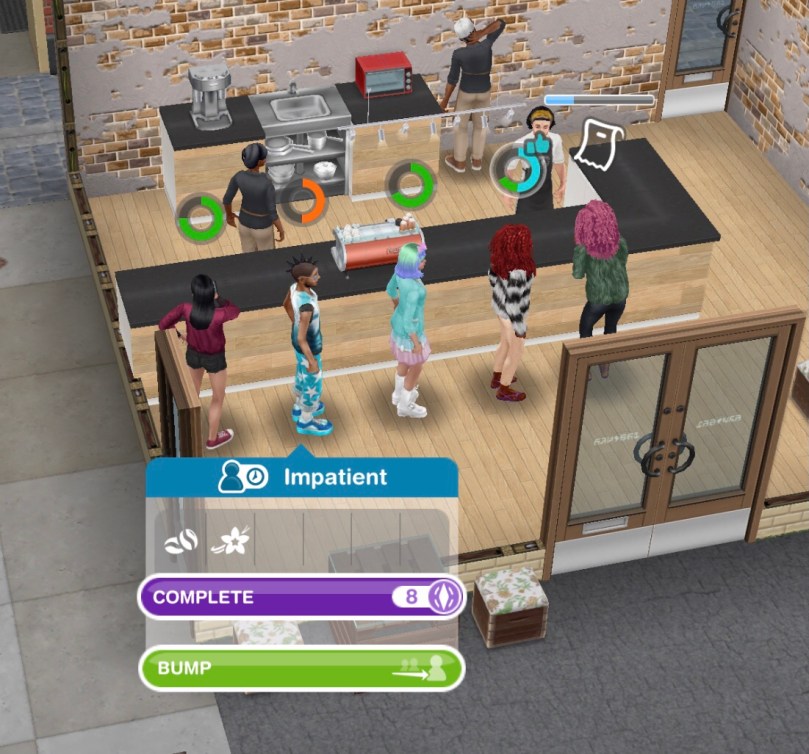 The Sims Freeplay- Guide to MidTown Café – The Girl Who Games