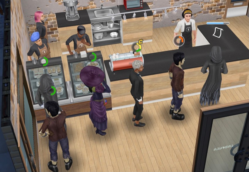 The Sims Freeplay- Guide to MidTown Café – The Girl Who Games