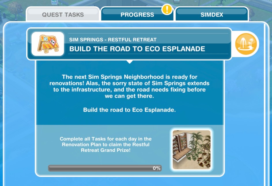 The Sims Freeplay- Guide to Sim Springs: Eco Esplanade – The Girl Who Games