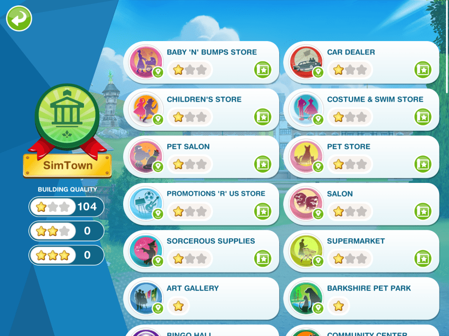 The Sims Freeplay- Store Upgrades – The Girl Who Games